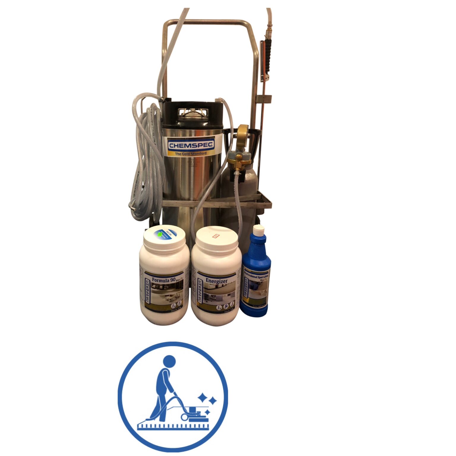 Tapijtreiniging op basis van koolzuur met het Chemspec formula 90 ...